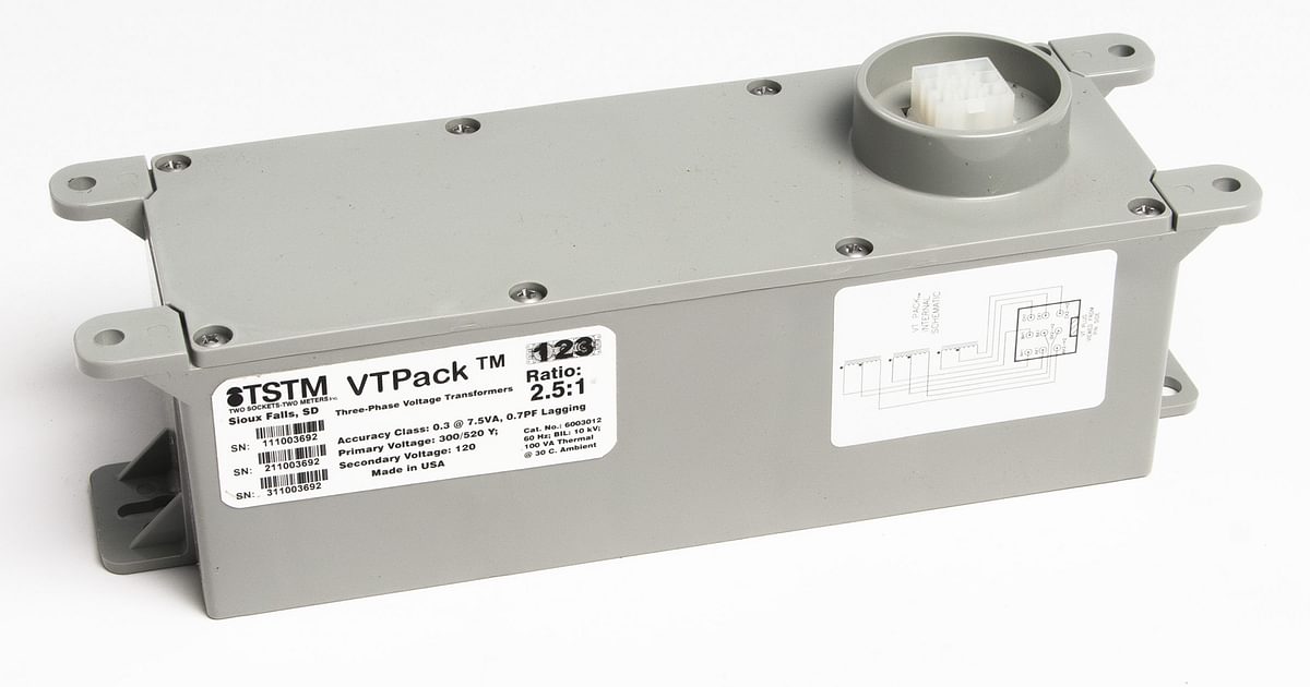 VT Pack™ 2.5:1 ratio 7.5 VA for 480/277V 4-Wire Wye… | TSTM