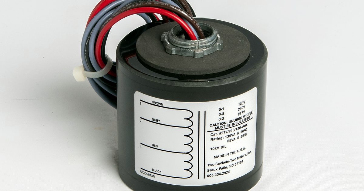 Multi-Voltage Auxillary Transformer (120/240/277 volts, 135 VA) | TSTM